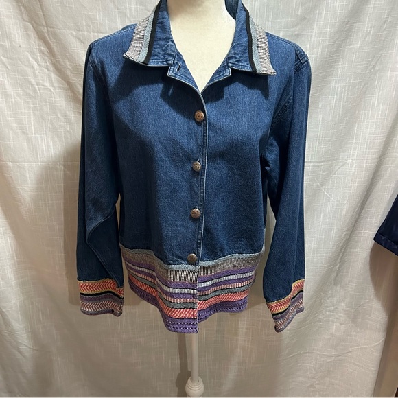 New Identity | Jackets & Coats | Vintage Jean Jacket L | Poshmark